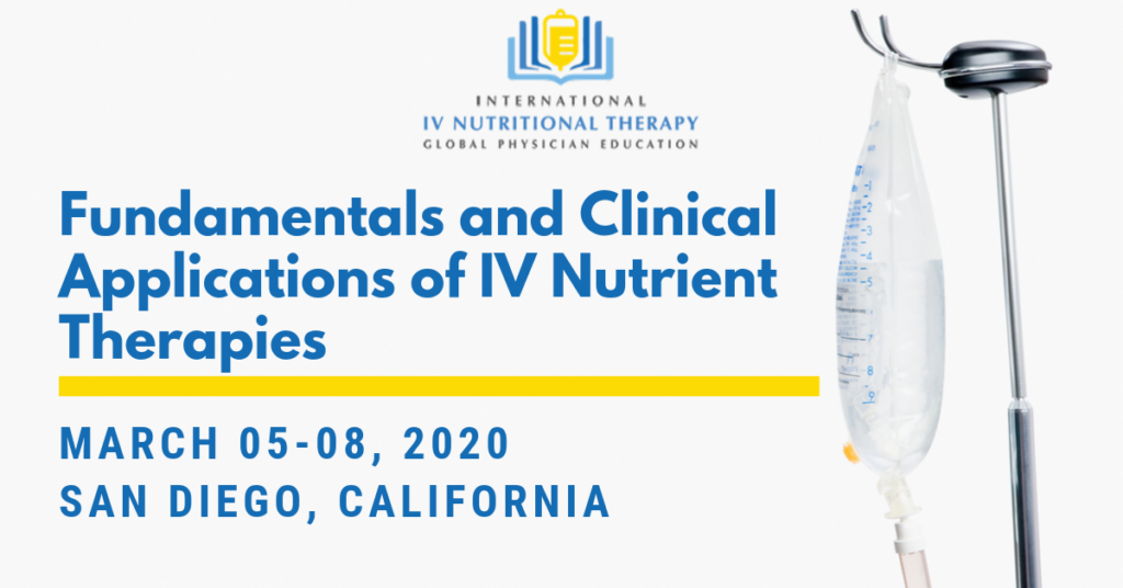 Fundamentals and Clinical Applications of IV Nutrient Therapies, San ...