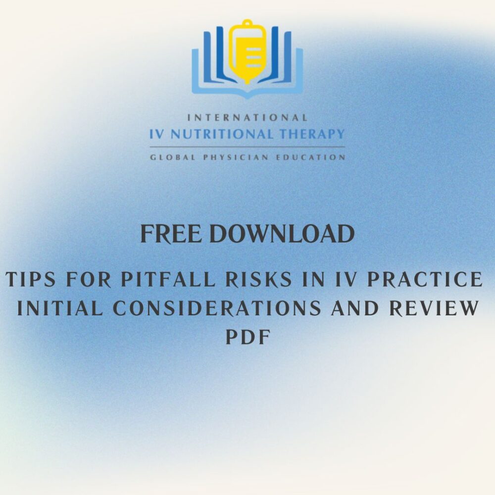What is IV Nutritional Therapy - International IV Nutritional Therapy